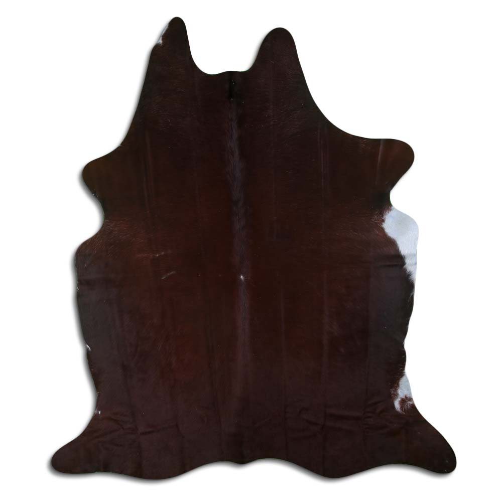 Foundry Select NATURAL HAIR ON Cowhide RUG BROWN 2 - 3 M GRADE B ...