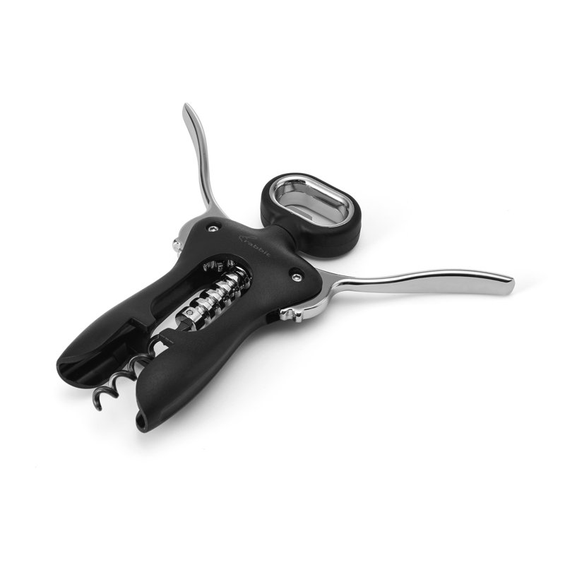 Rabbit Classic Wing Corkscrew, Silver | Wayfair