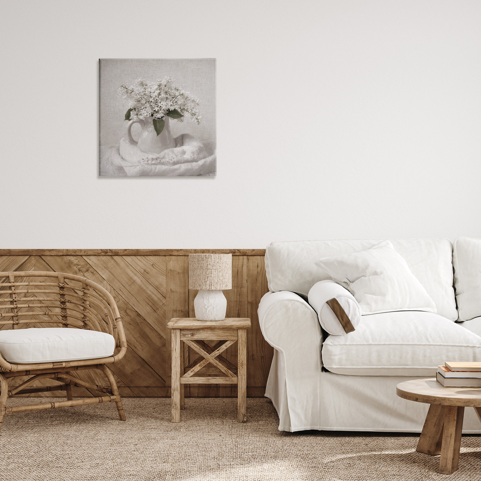 Ophelia & Co. Lilac Simplicity Still Life Canvas, design by Robin-Lee ...