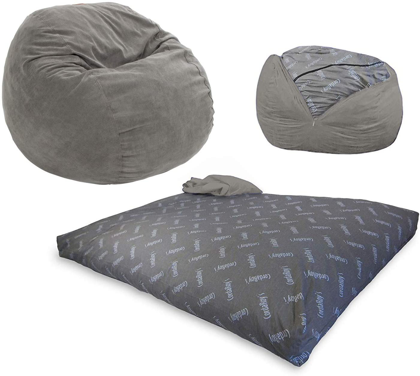 CordaRoy's Corduroy Convertible Bean Bag Chair & Reviews | Wayfair