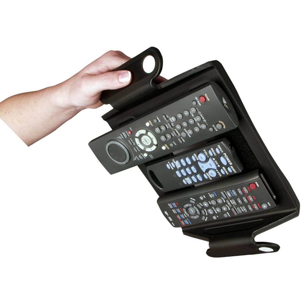 Max Space Black Remote Control Holder | Wayfair