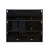 PlywoodPath Shoe Storage With Black Glass Door & Led, Space And ...