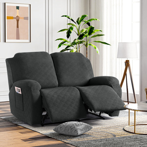 Brayden Studio® Wald 2 Seat Stretch Recliner Chair Covers,Reclining ...