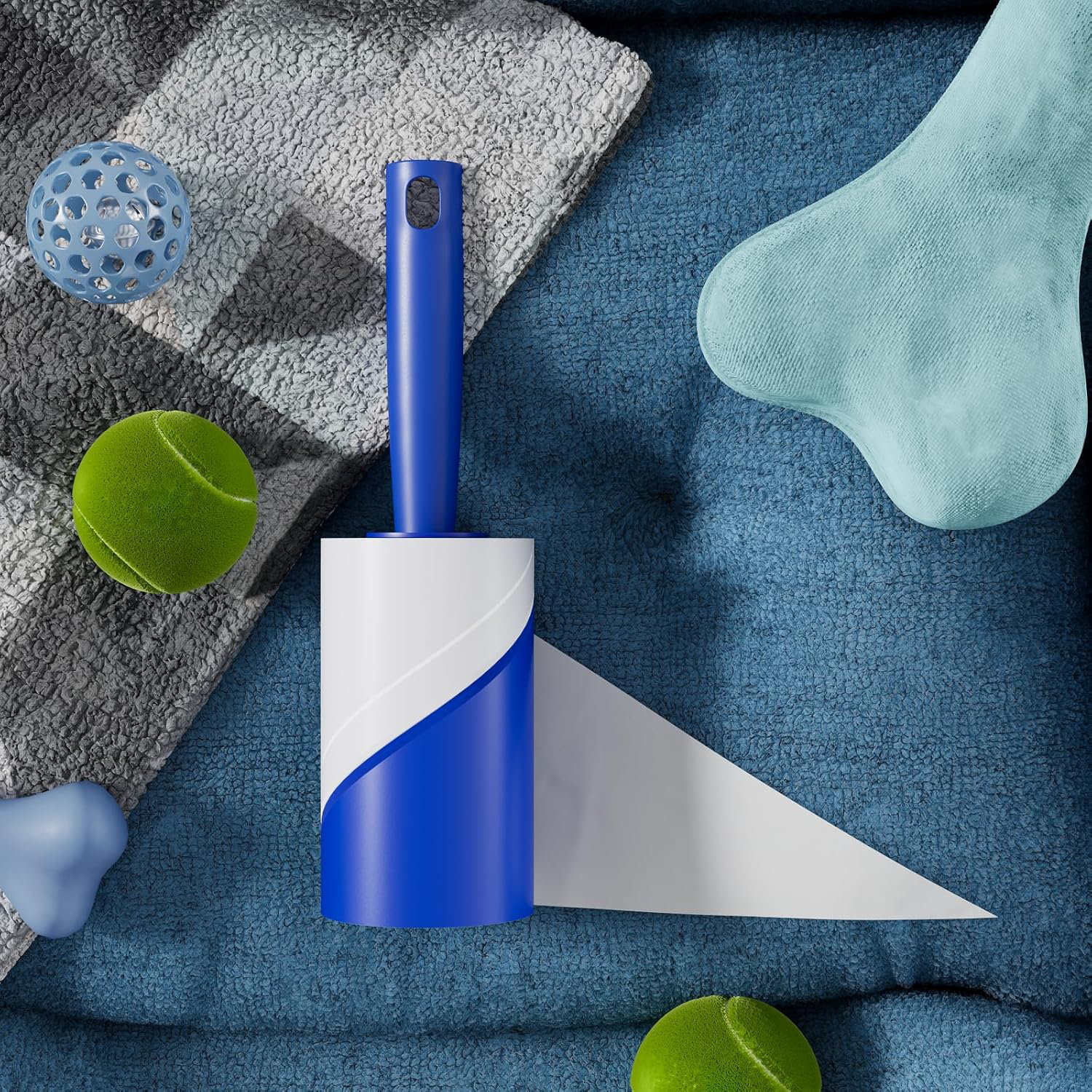 New England Stories 1200-sheet Lint Roller Set With 6 Upgraded Handles ...