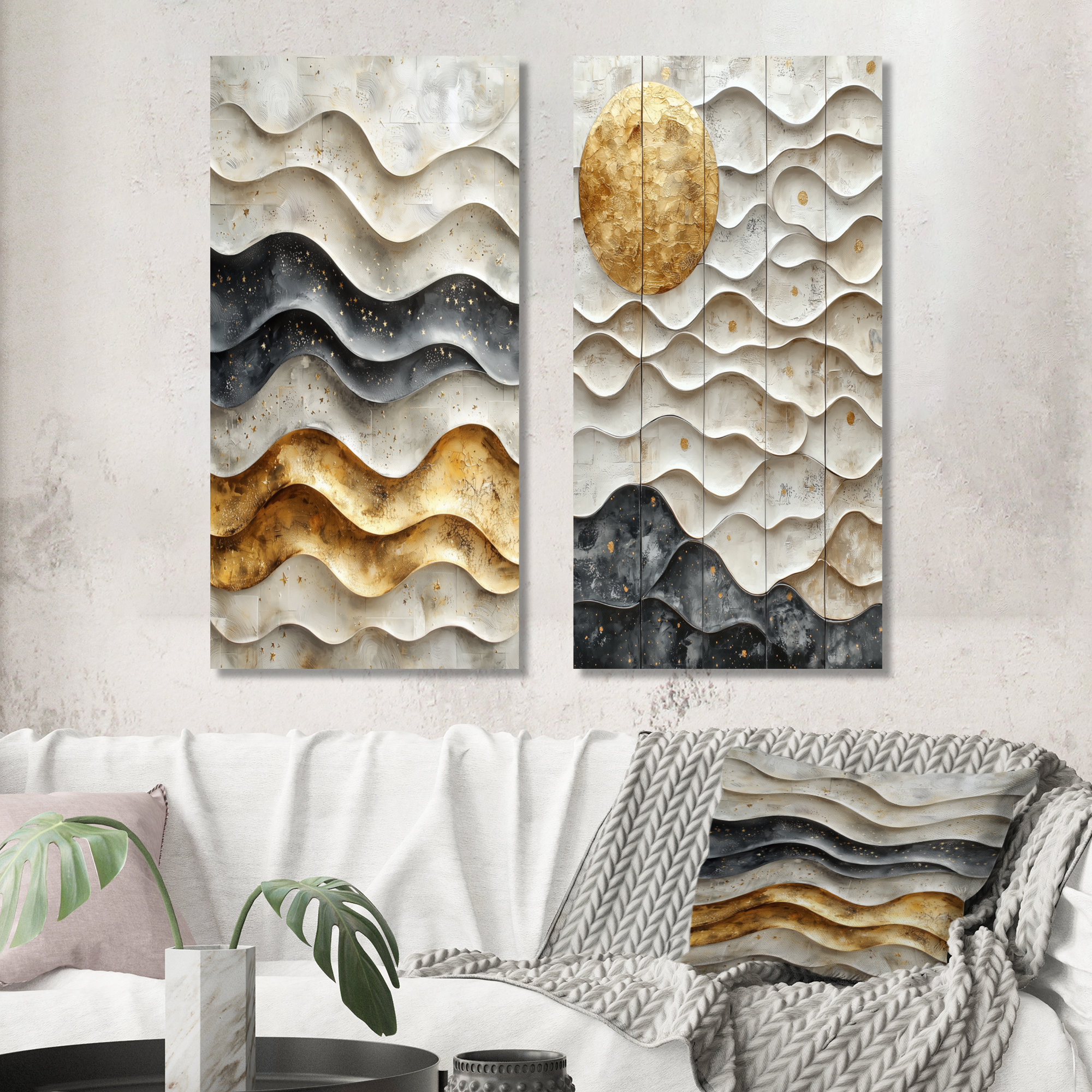 Ivy Bronx Grey Inca Legacy Sunrise Tiles I - Boho Tiles Wall Art 2 ...
