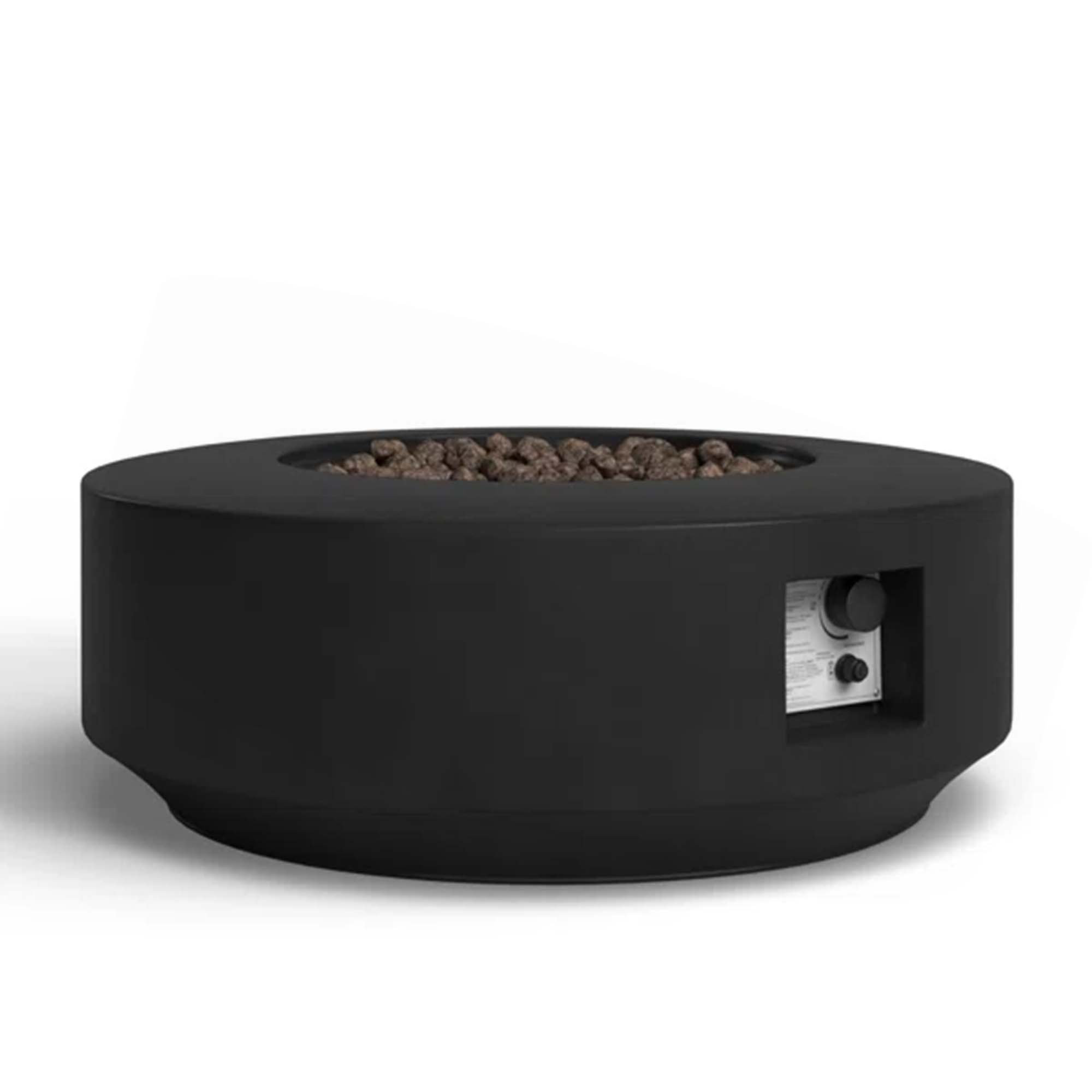 Latitude Run® 11" H X 30" W Fibre Reinforced Concrete Propane Gas ...