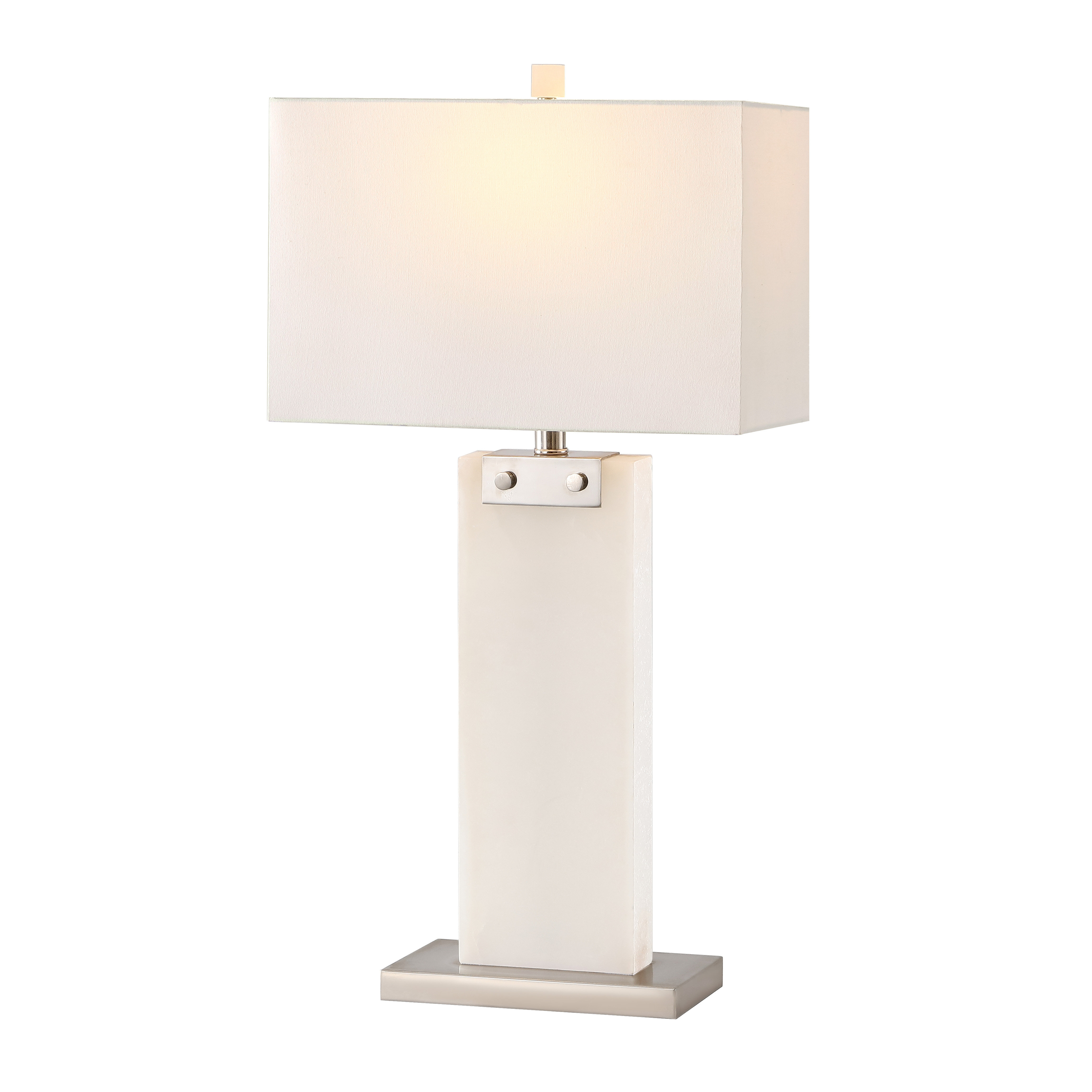 Everly Quinn Omon Alabaster Table Lamp | Wayfair