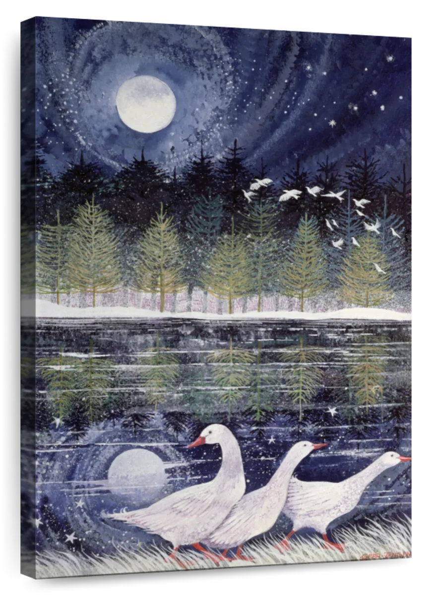 Ebern Designs Brampt Snow Geese | Wayfair