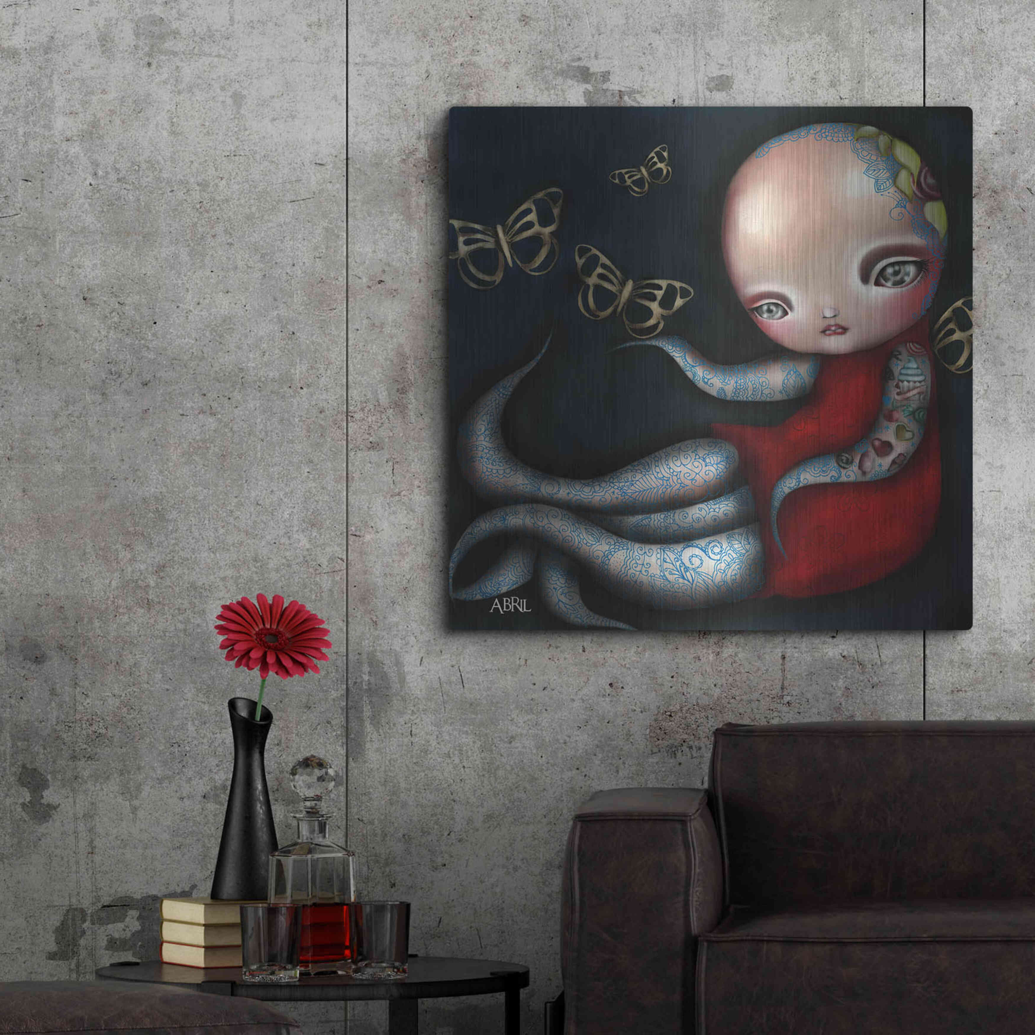 Trinx Jinxi by Abril Andrade - Unframed Painting on Metal | Wayfair