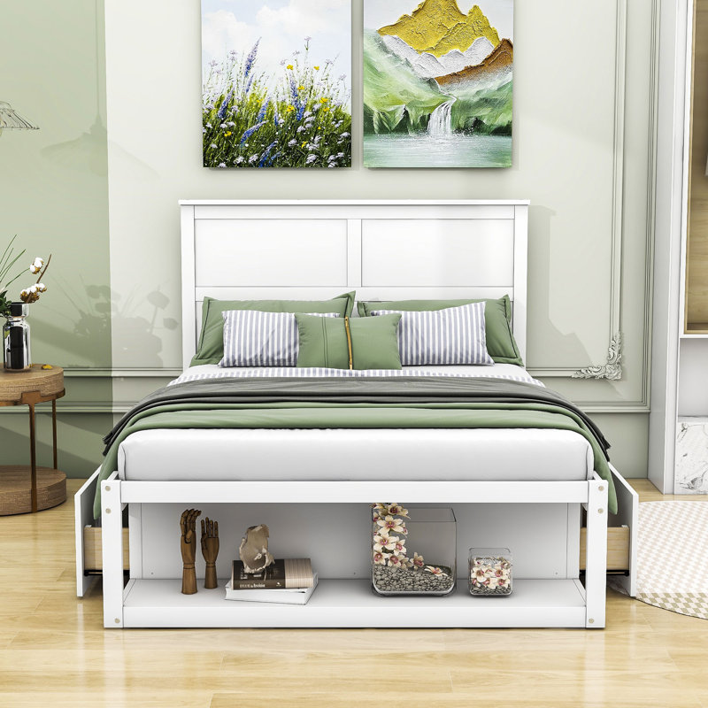 Red Barrel Studio® Full / Double Storage Platform Bed | Wayfair