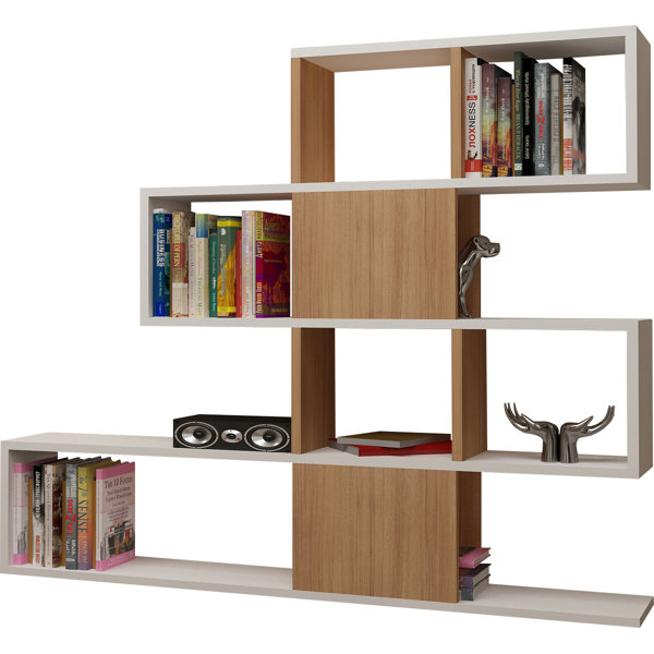George Oliver Deddo Geometric Bookcase & Reviews | Wayfair