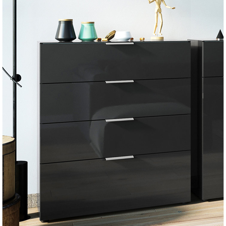 Ebern Designs Abbygail 4 Drawer Combi Chest & Reviews | Wayfair.co.uk