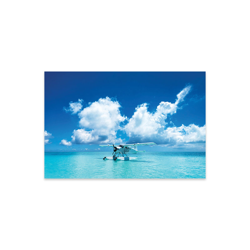 Highland Dunes Sea Plane Restingon Turqoise Island Water by James ...
