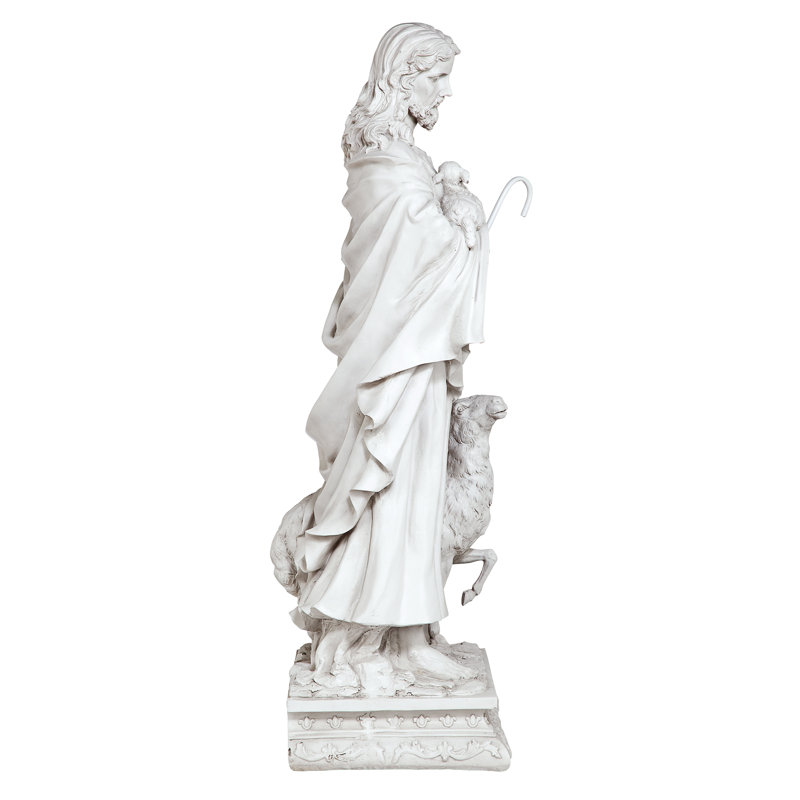 Design Toscano Jesus The Good Shepherd Garden Statue & Reviews | Wayfair
