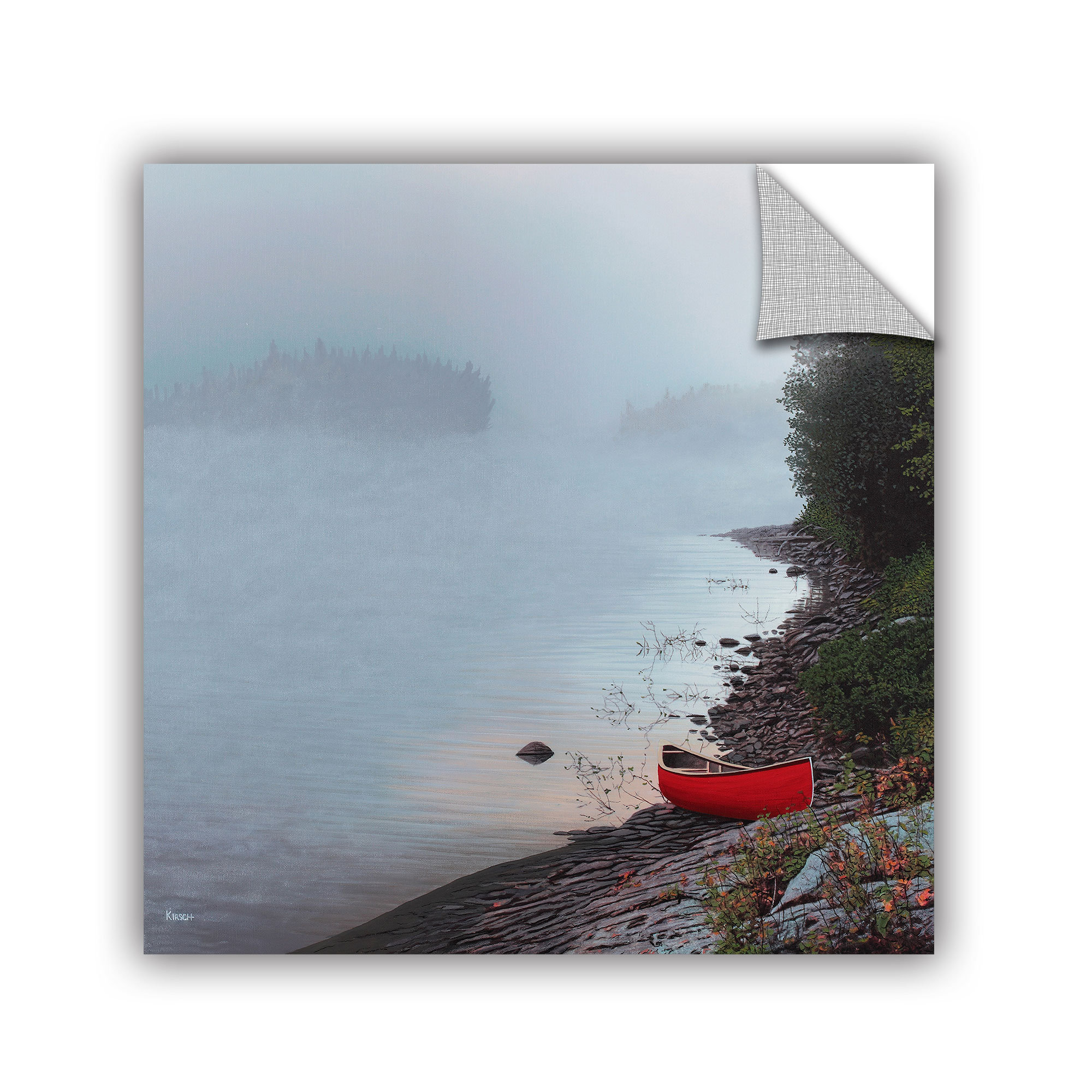 ArtWall Smoke on the Water by Ken Kirsh Removable Wall Decal - Wayfair ...