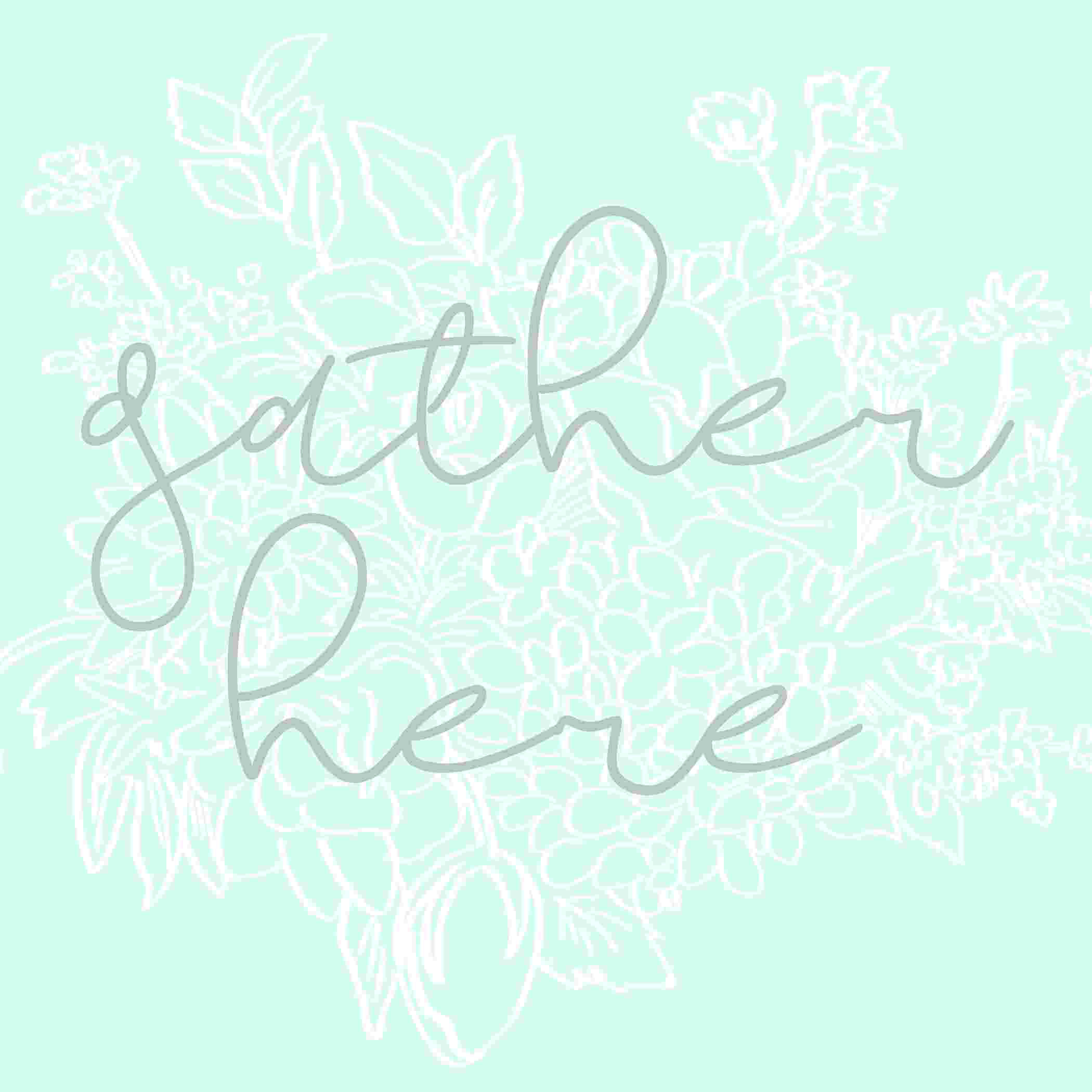 Trinx Gather Here Floral Drawing | Wayfair