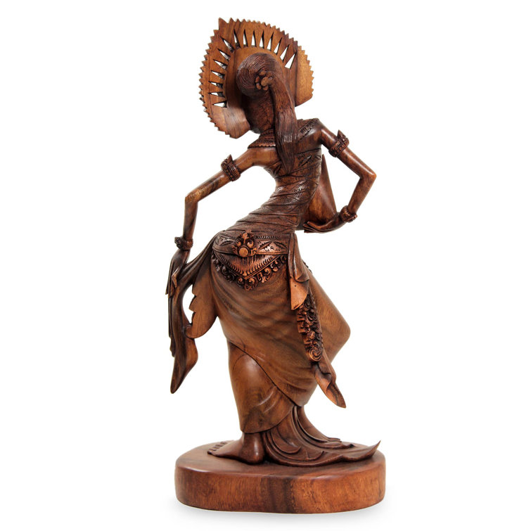 World Menagerie Rolesville Dance and Music Wood Statue - Wayfair Canada