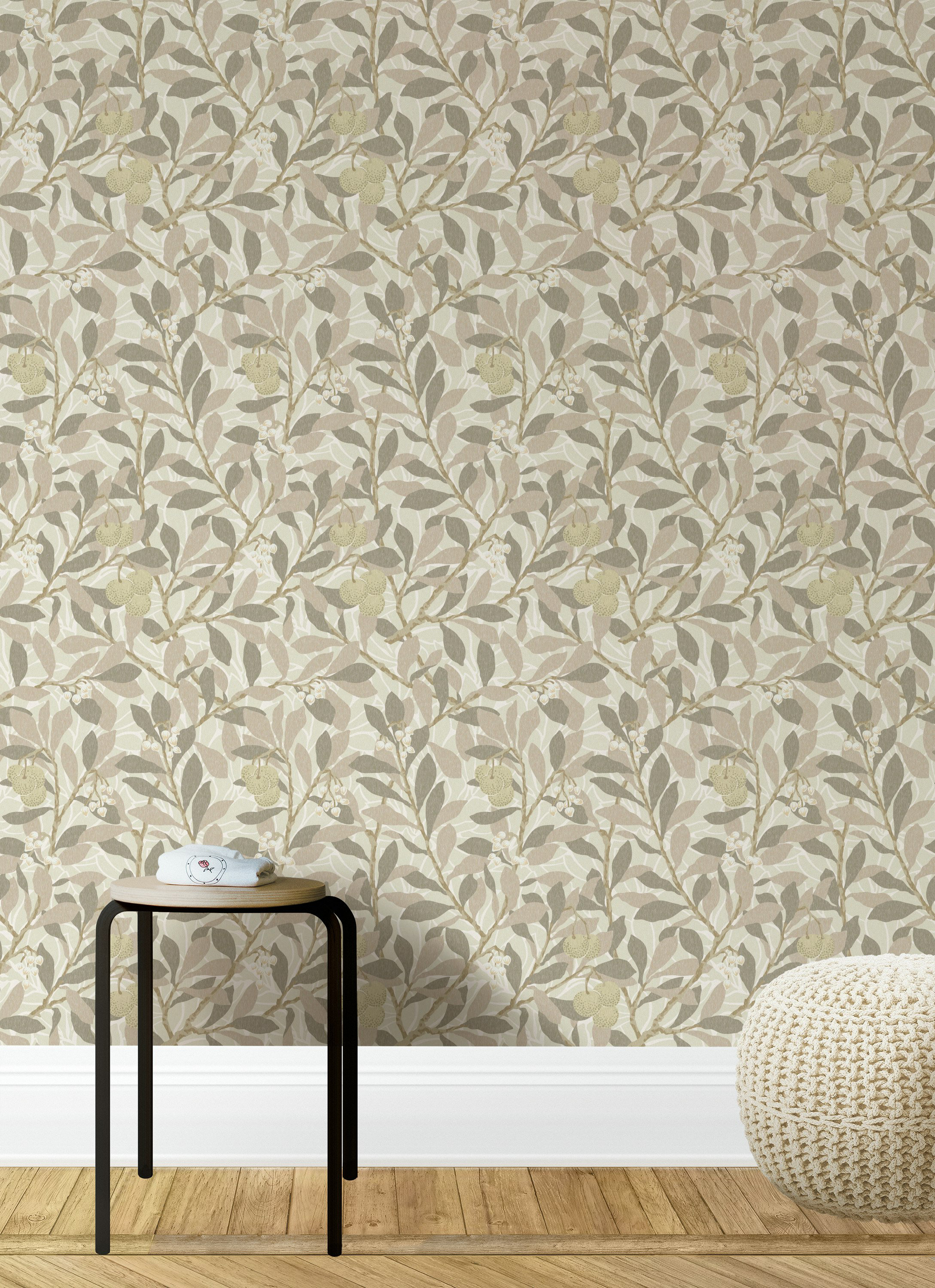 Lark Manor William Morris Wallpaper Tawny & Soft Sage Color Bryelle ...