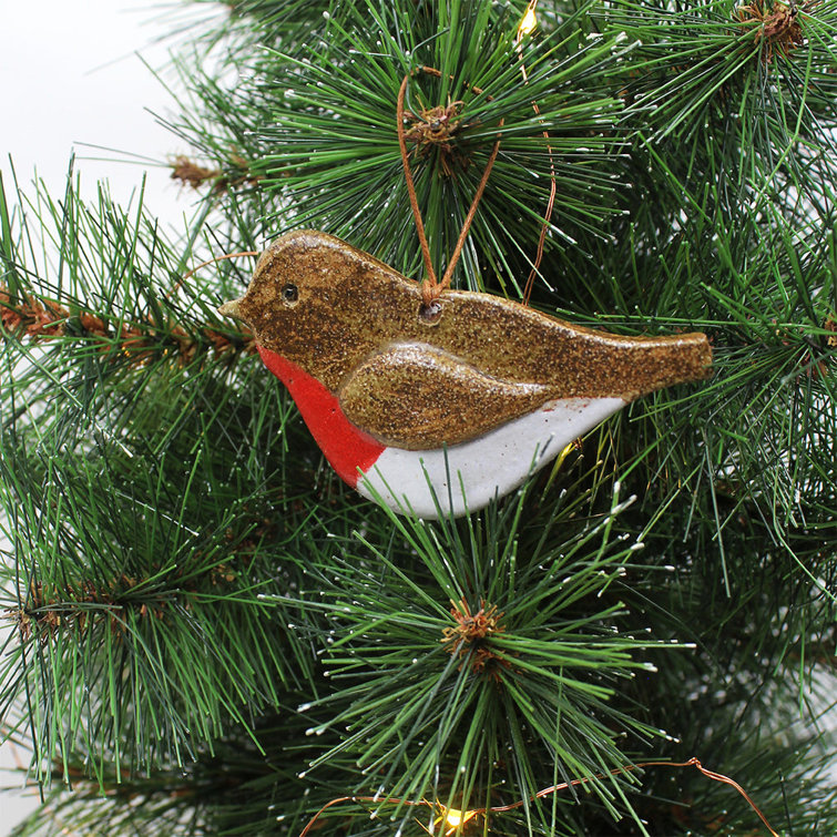 The Seasonal Aisle Robin Holiday Shaped Ornament | Wayfair.co.uk