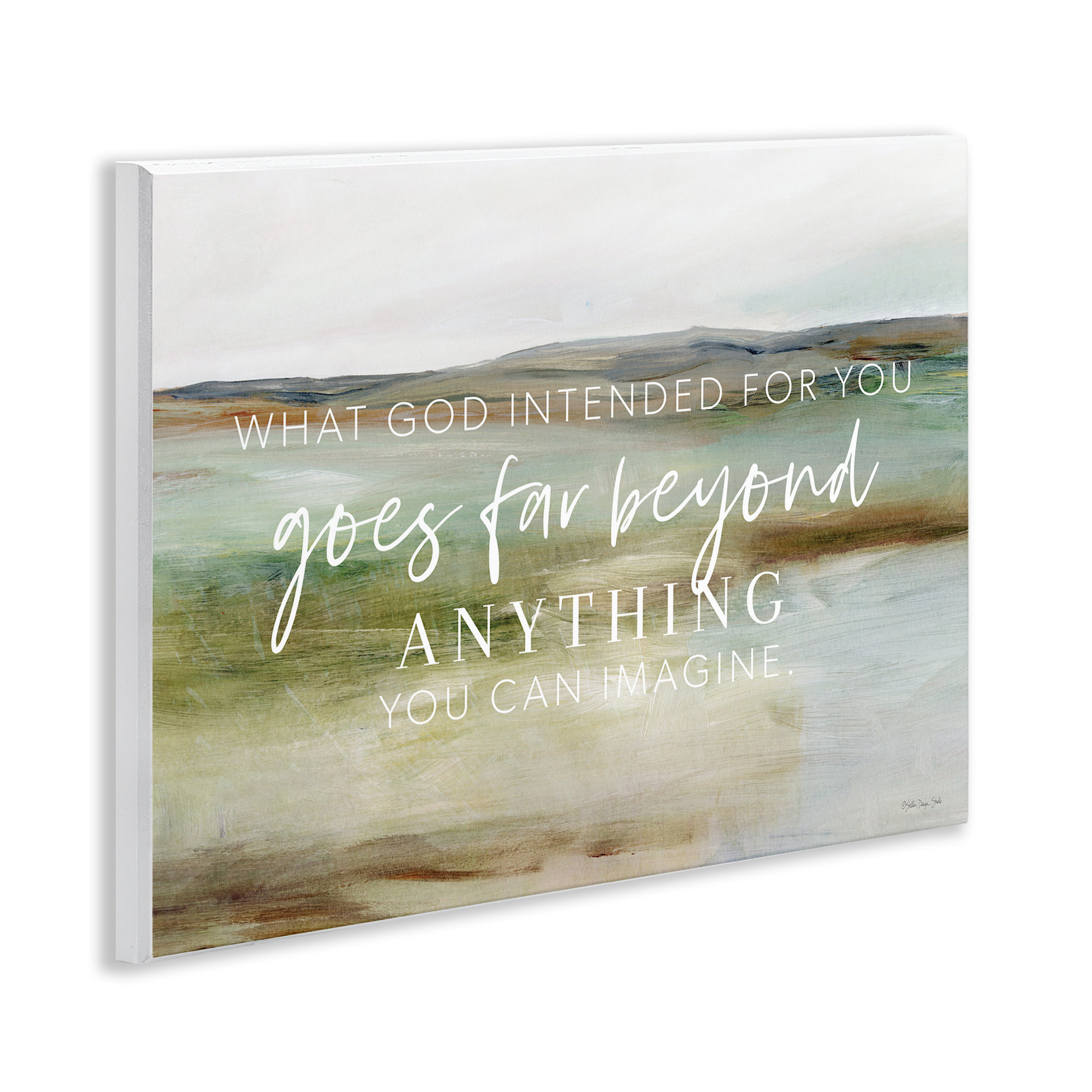 Ebern Designs God's Intentions Proverb Wall Plaque Art by Sara G ...