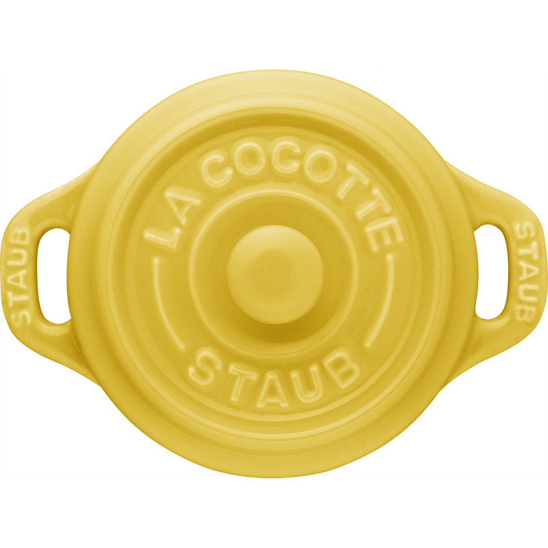 Staub Ceramic 3-Piece Mini Round Cocotte Set - Citron & Reviews | Wayfair