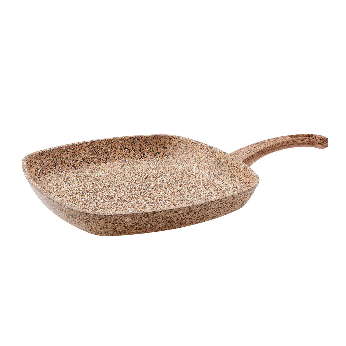 Karaca Biogranite Griddle Pan, 28cm, Wood Silver | Wayfair.co.uk