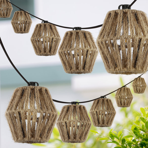 Bay Isle Home™ Ariannah 10-Light Indoor/Outdoor 10 ft. Mid-Century ...