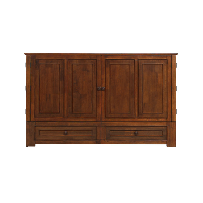 Wildon Home® Aabia Solid Wood Murphy Storage Bed | Wayfair