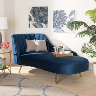 Blue Chaise Lounge Chairs You'll Love | Wayfair