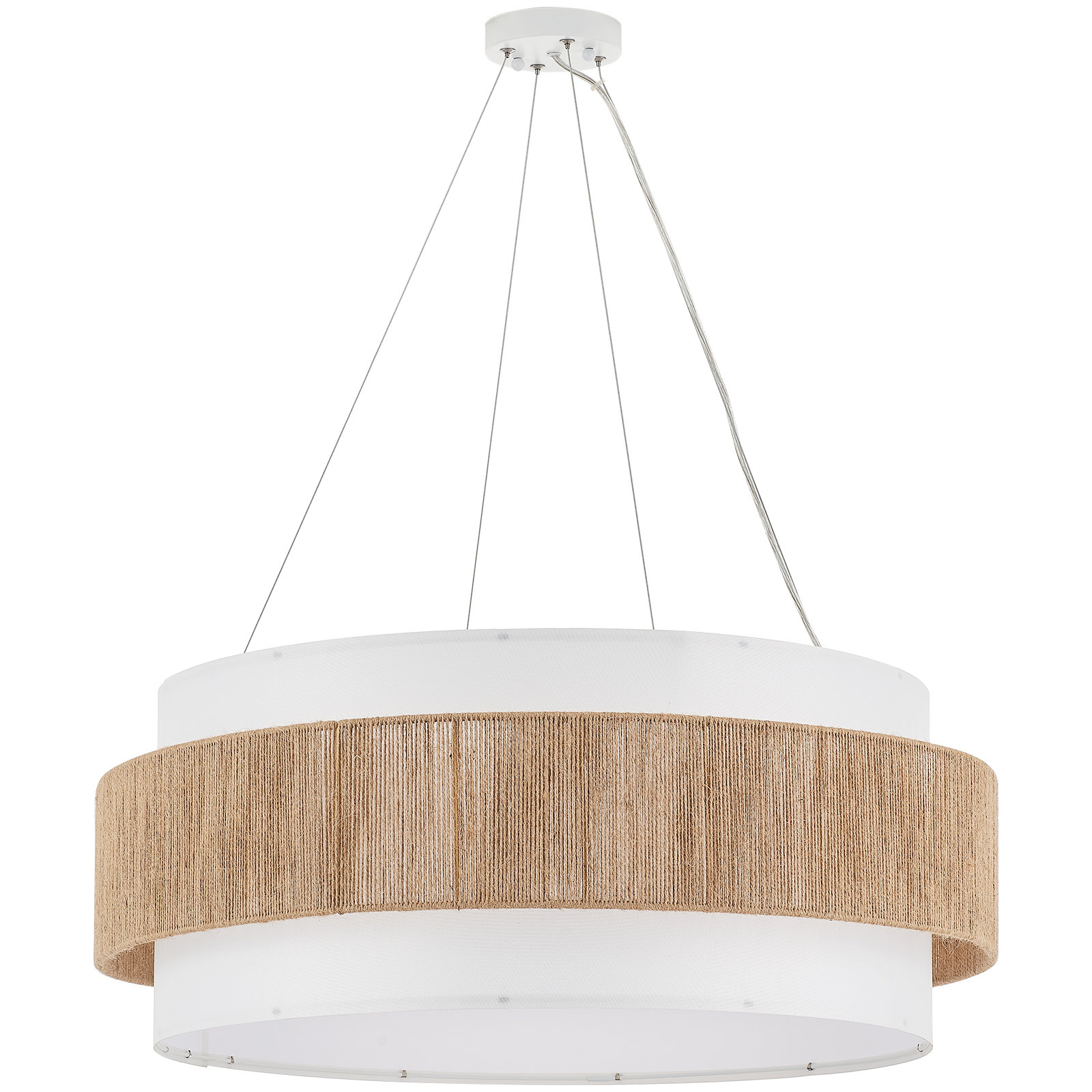 Beachcrest Home™ 5 - Light Dimmable Drum Chandelier Dia 30 Inches ...