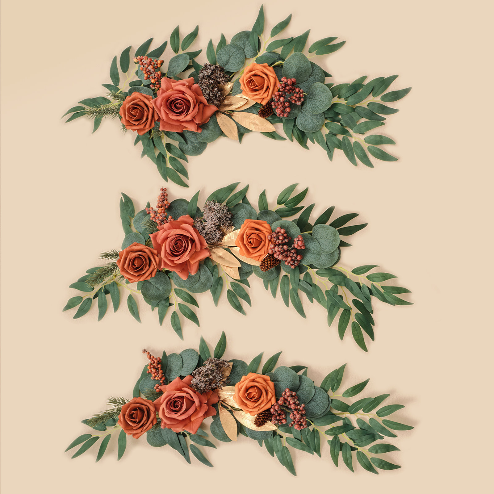 The Holiday Aisle® Faux Flower Garland - Wayfair Canada