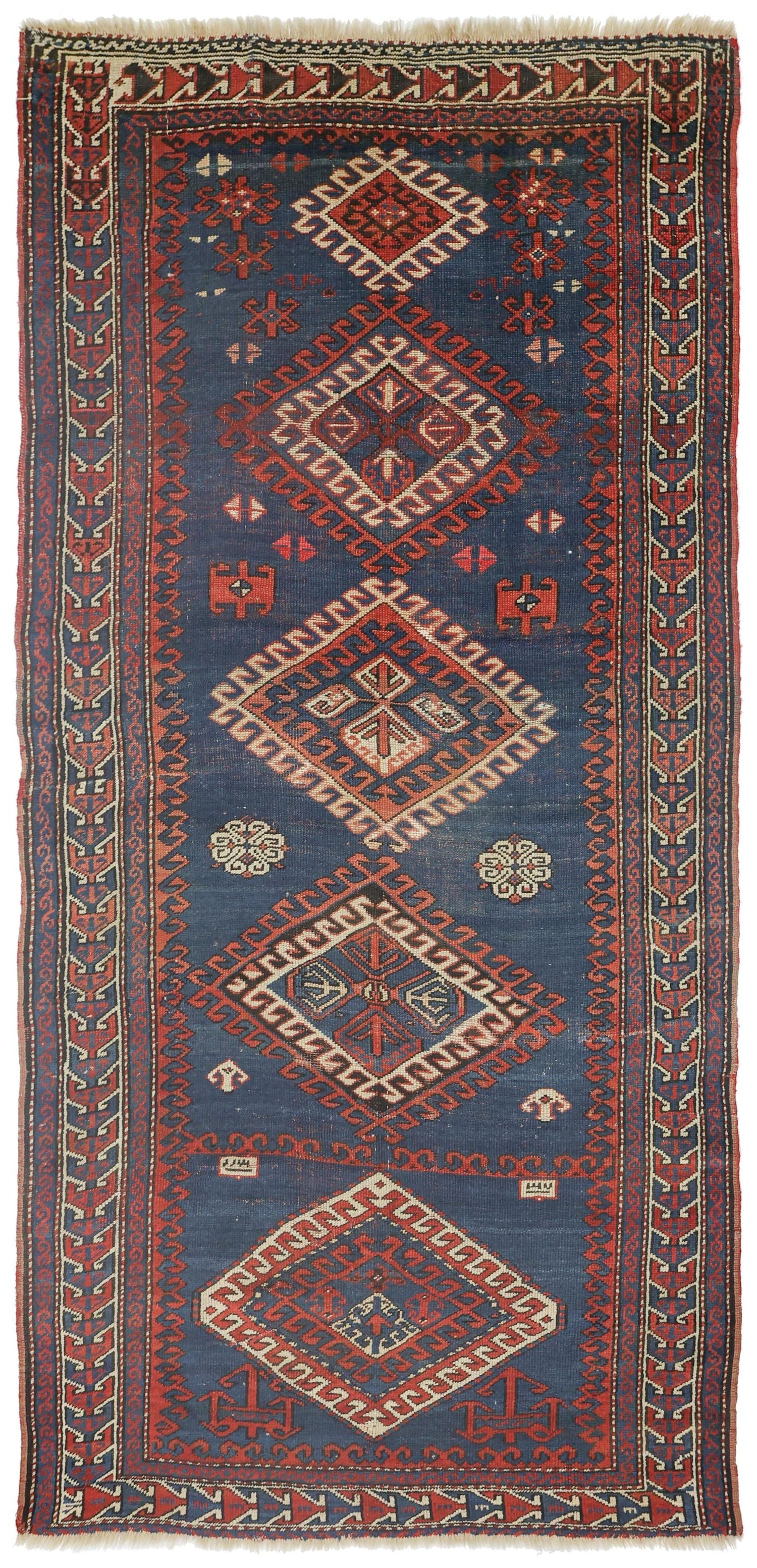 Landry & Arcari Rugs and Carpeting Vintage Worn One-of-a-Kind Runner 3 ...