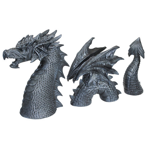 Design Toscano The Dragon of Falkenberg Castle Moat Lawn Statue ...