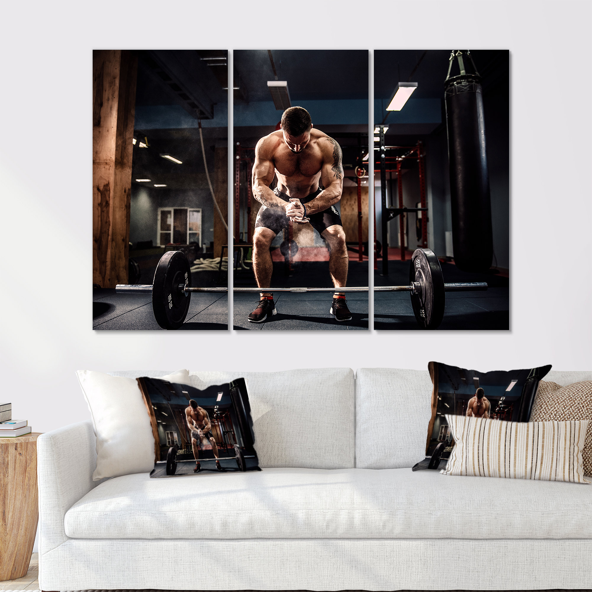 Design Art Bodybuilding Deadlift Prepare - Aerobic & Bodybuilding Wall ...