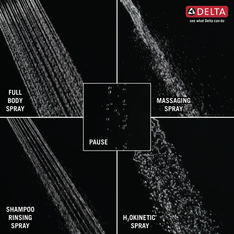 Delta Nicoli Single-Function Shower Faucet Set, Shower Trim Kit with ...