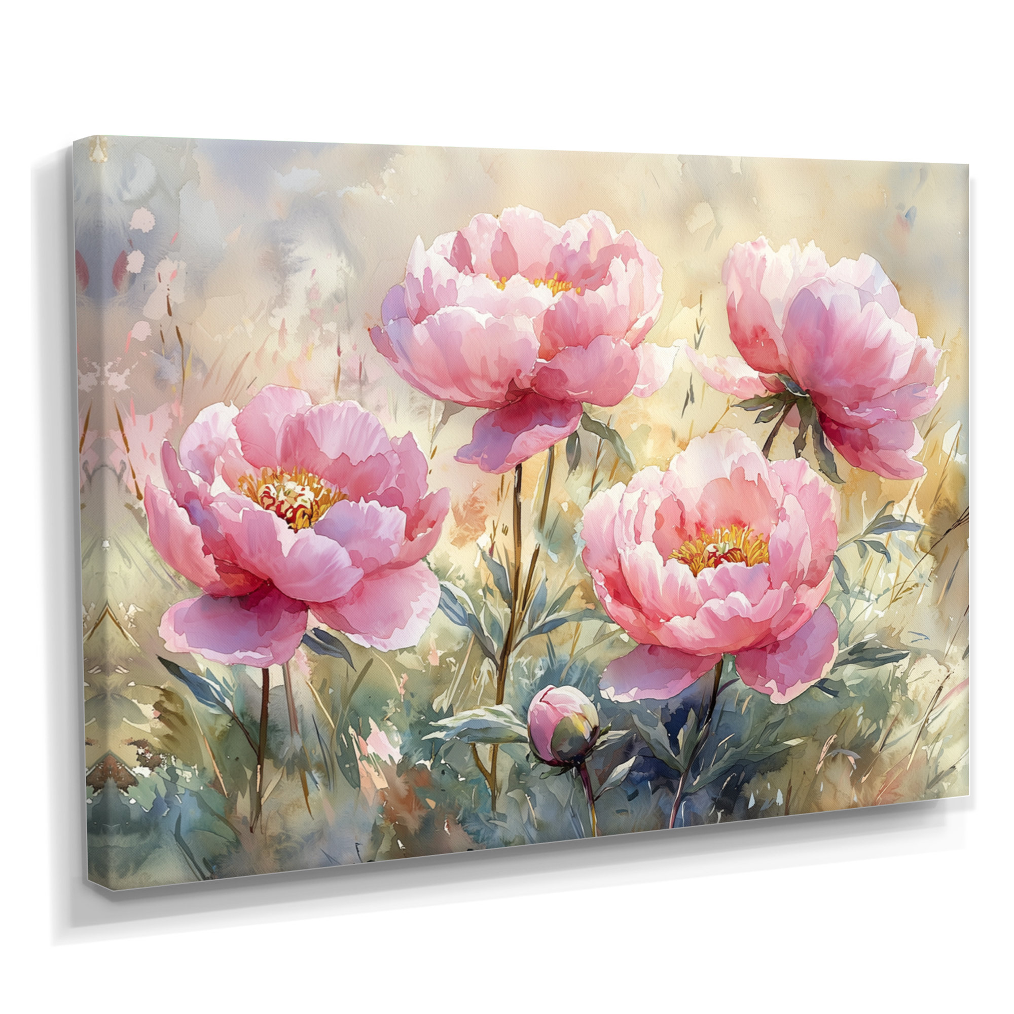Winston Porter Mimi - Floral Oversized Canvas Prints | Wayfair