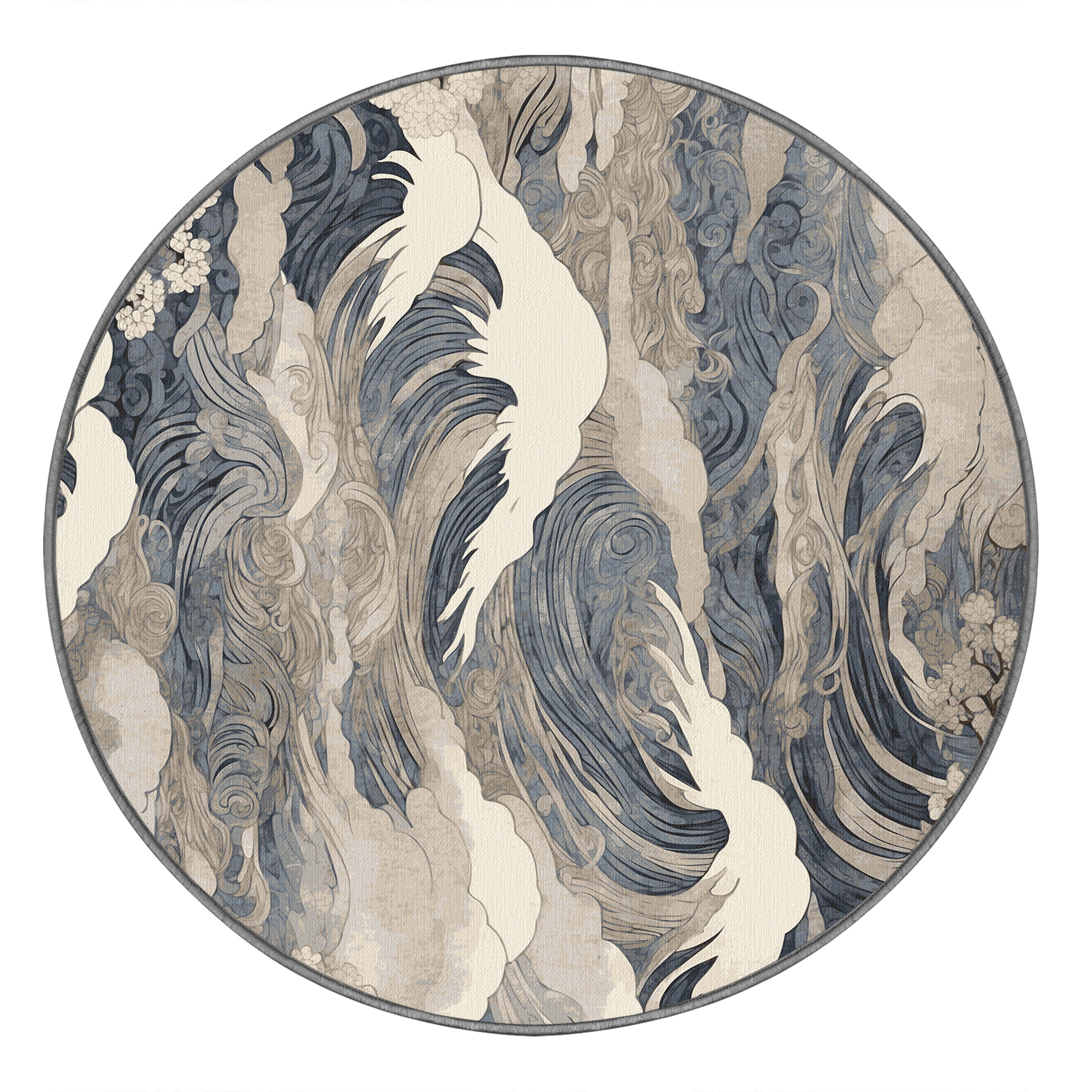 Winston Porter Scarlet Currents Rug | Wayfair