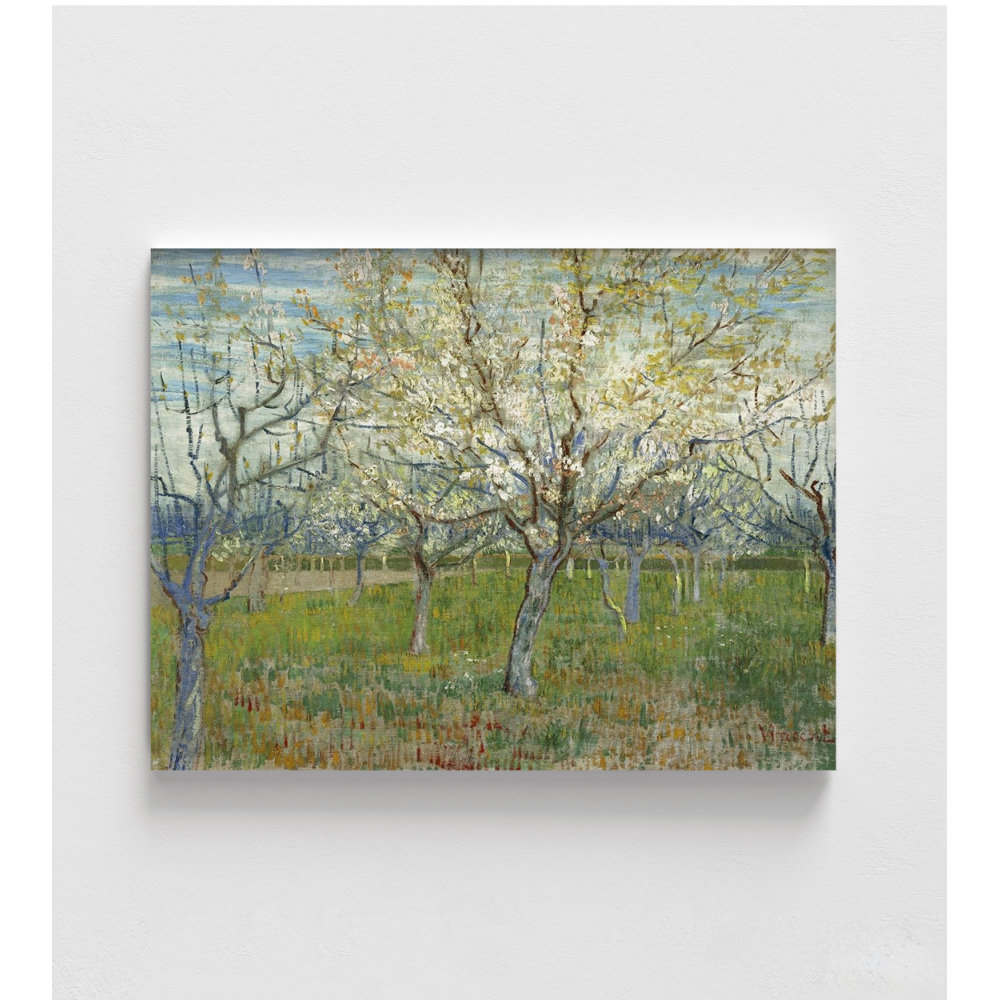WeFrameArt Orchard With Blooming Apricot Trees By Vincent Van Gogh ...