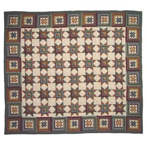 Patch Magic Cottage Star Farmhouse / Country Cotton Patchwork Duvet ...