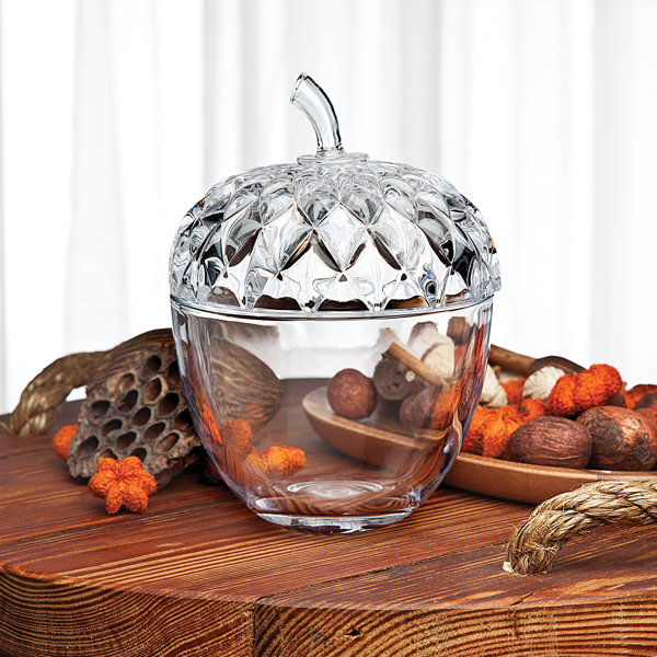 Godinger Silver Art Co Harvest Acorn Jar | Wayfair