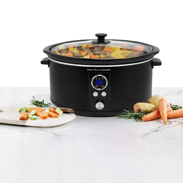 Hamilton Beach Programmable Digital Oval Slow Cooker | Wayfair.co.uk