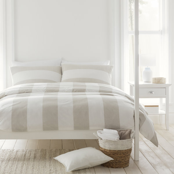 Ebern Designs Alfreada 150 TC Reversible Duvet Cover Set & Reviews ...