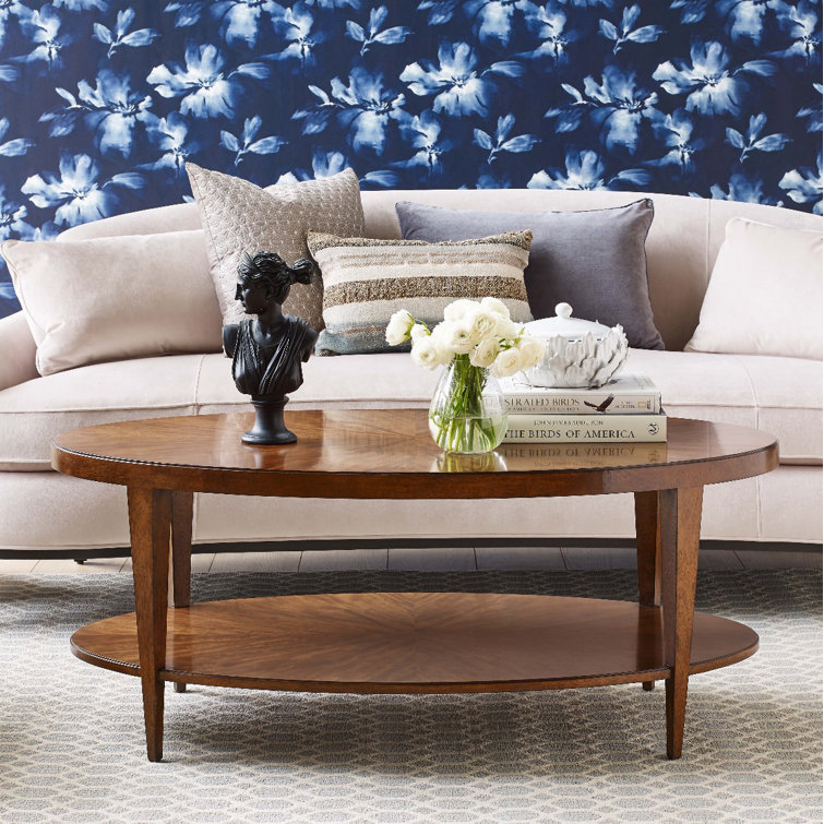 WoodbridgeFurniture Stafford Oval Coffee Table | Perigold