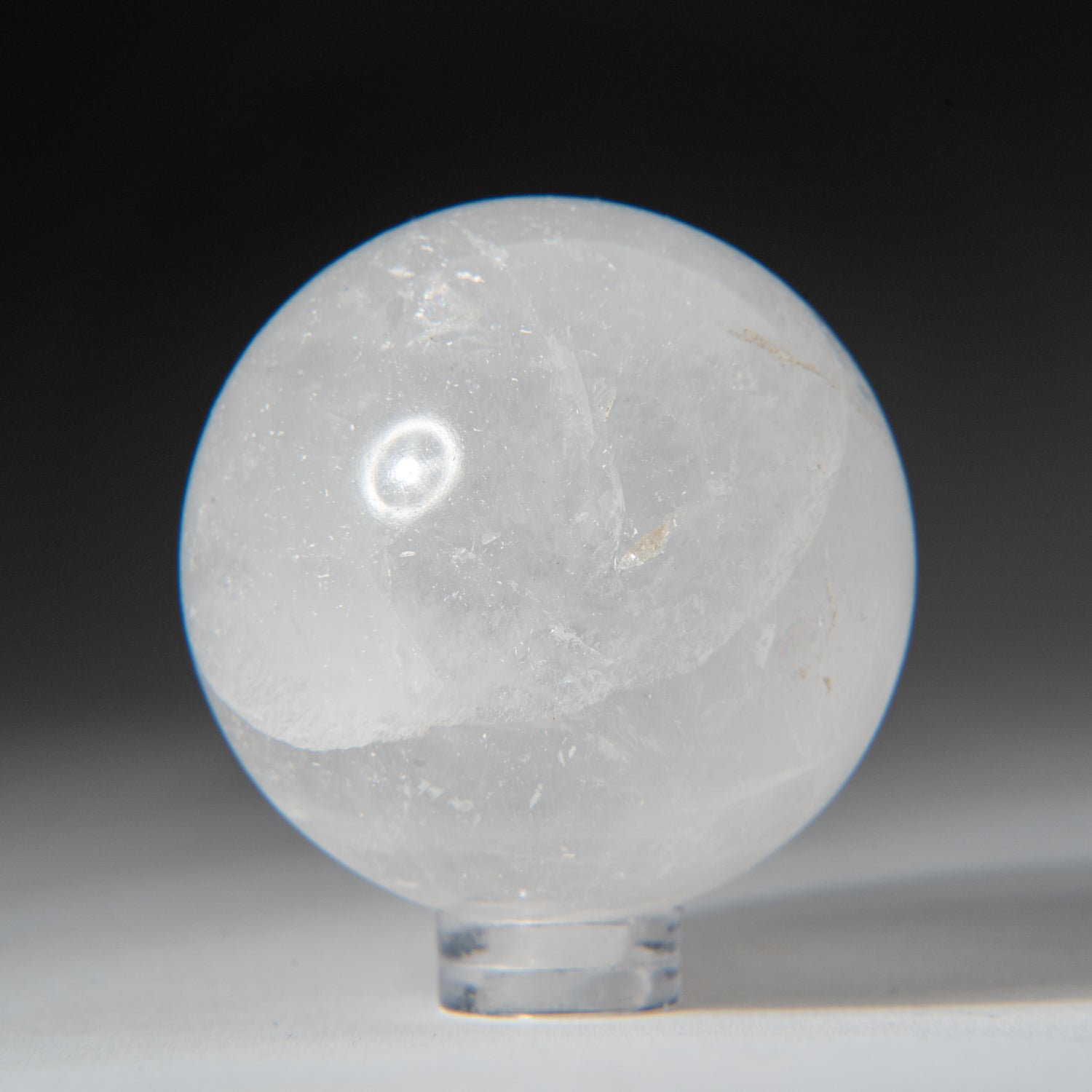Astro Gallery of Gems Genuine Polished Clear Quartz (1.5") Sphere | Wayfair