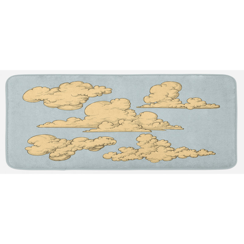 East Urban Home Cloud Kitchen Mat | Wayfair