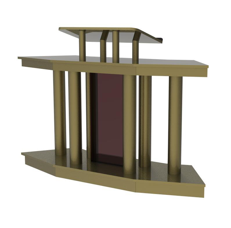 FixtureDisplays Large Church Pulpit, Deluxe Podium Lectern, Debate ...