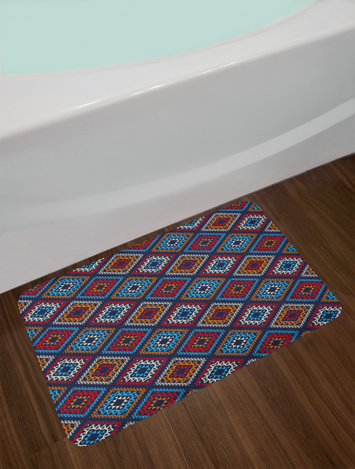 East Urban Home Aztec Bath Rug | Wayfair