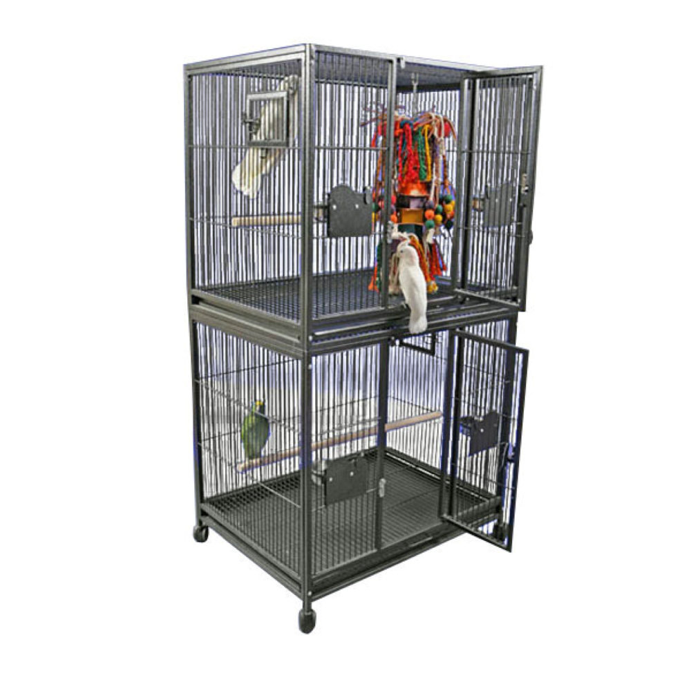 Tucker Murphy Pet™ Mcgill Large Double Bird Cage & Reviews | Wayfair