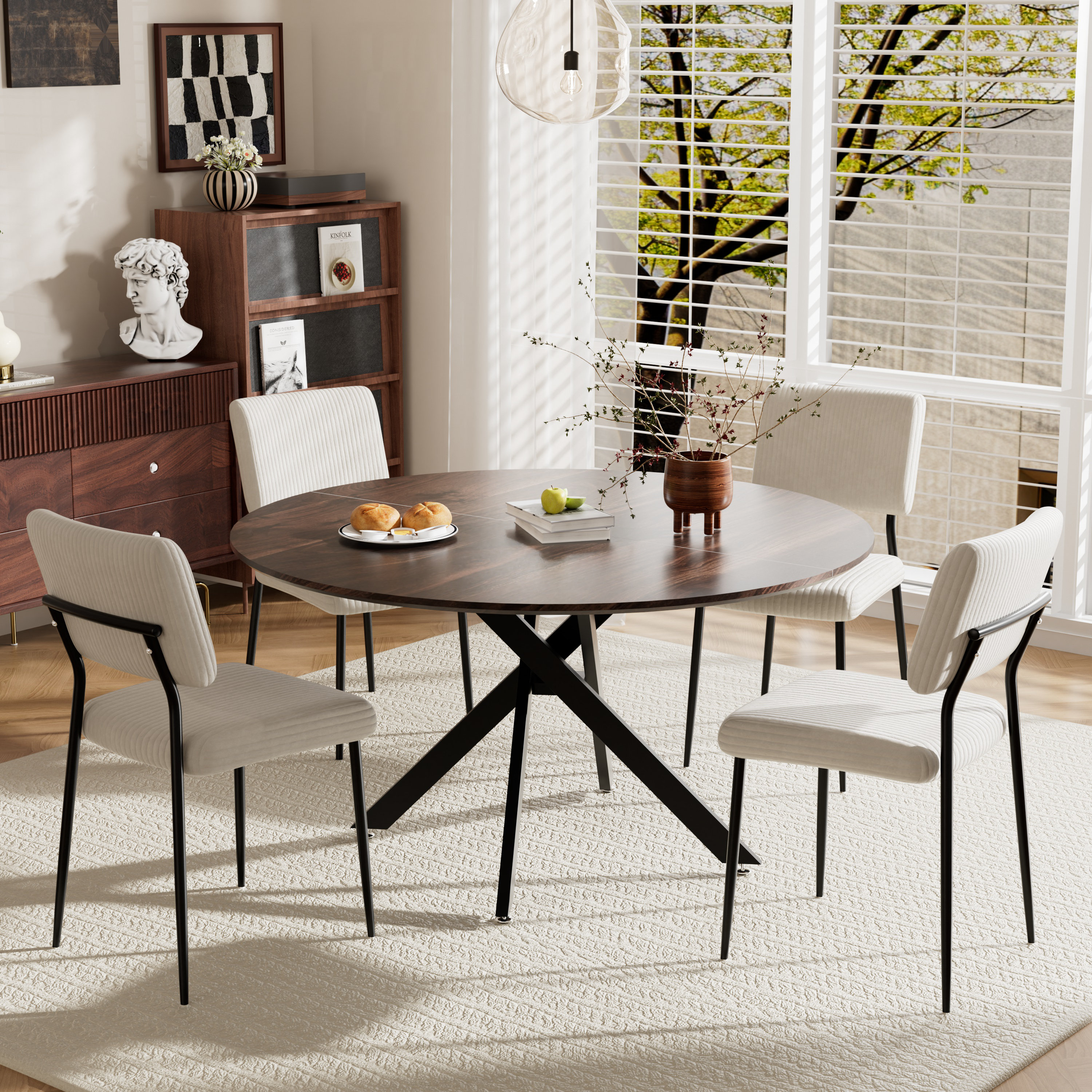 George Oliver Round Dining Table Set - Wayfair Canada
