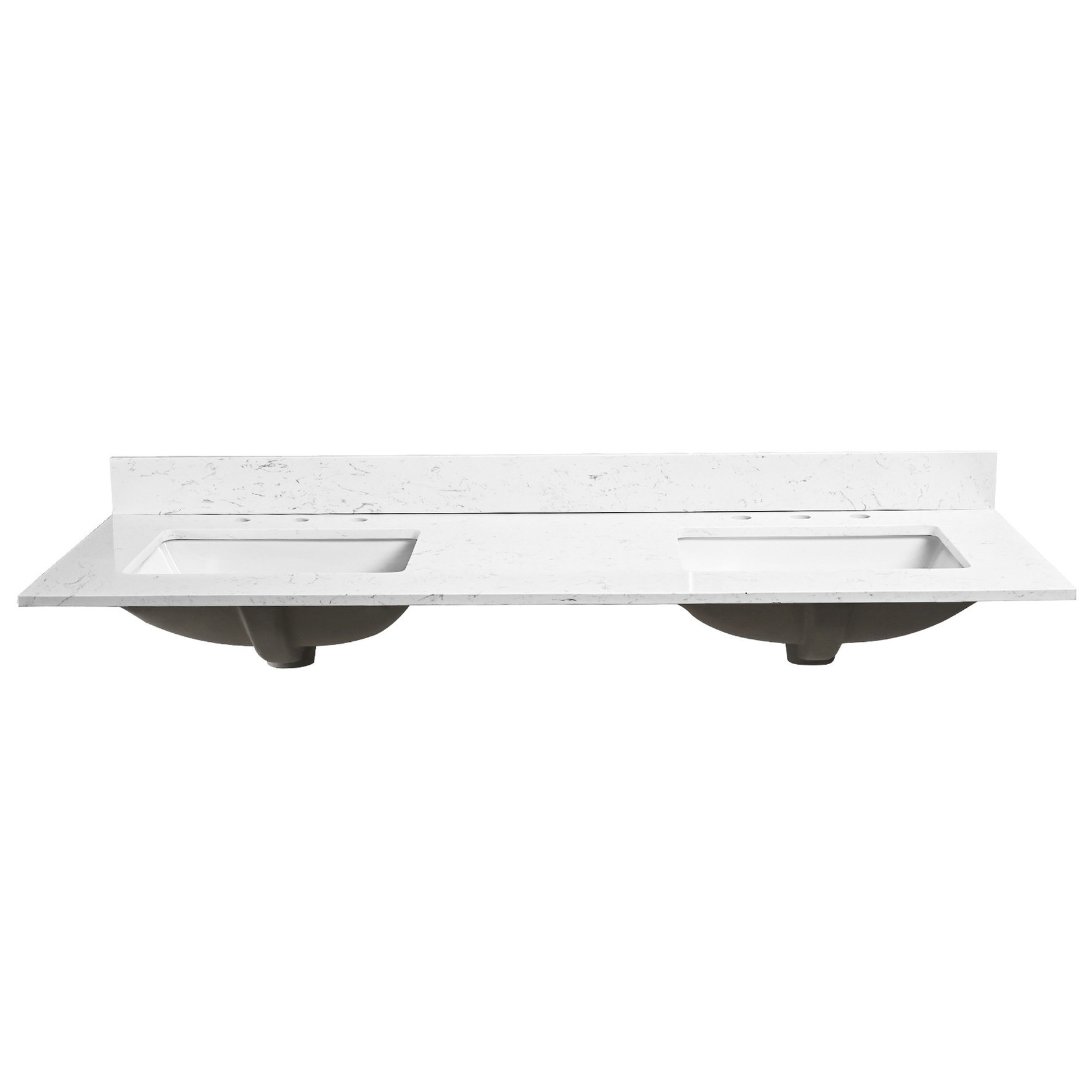 Symple Stuff White Bathroom Vanity Top With Undermount Ceramic Sink ...